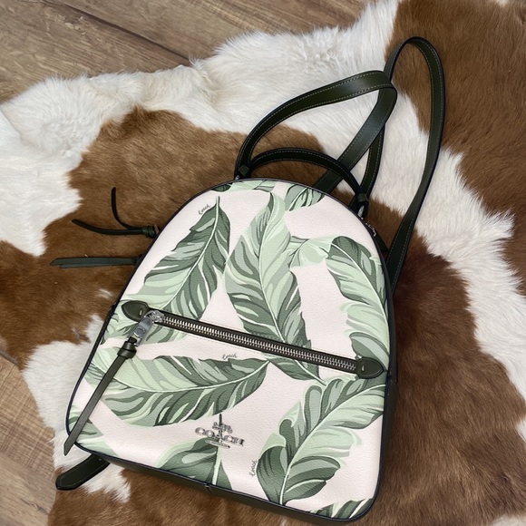 Coach | Bags | Coach Banana Leaves Print Jordyn Style No 3962 Backpack ...